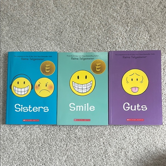 Scholastic | Other | Scholastic Raina Telgemeier Graphic Novel Trio ...